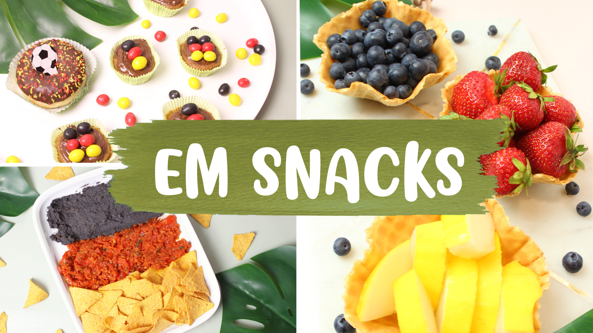 EM Party-Snack - 3 schnelle Fingerfood Ideen zum Vorbereiten - DIYdori