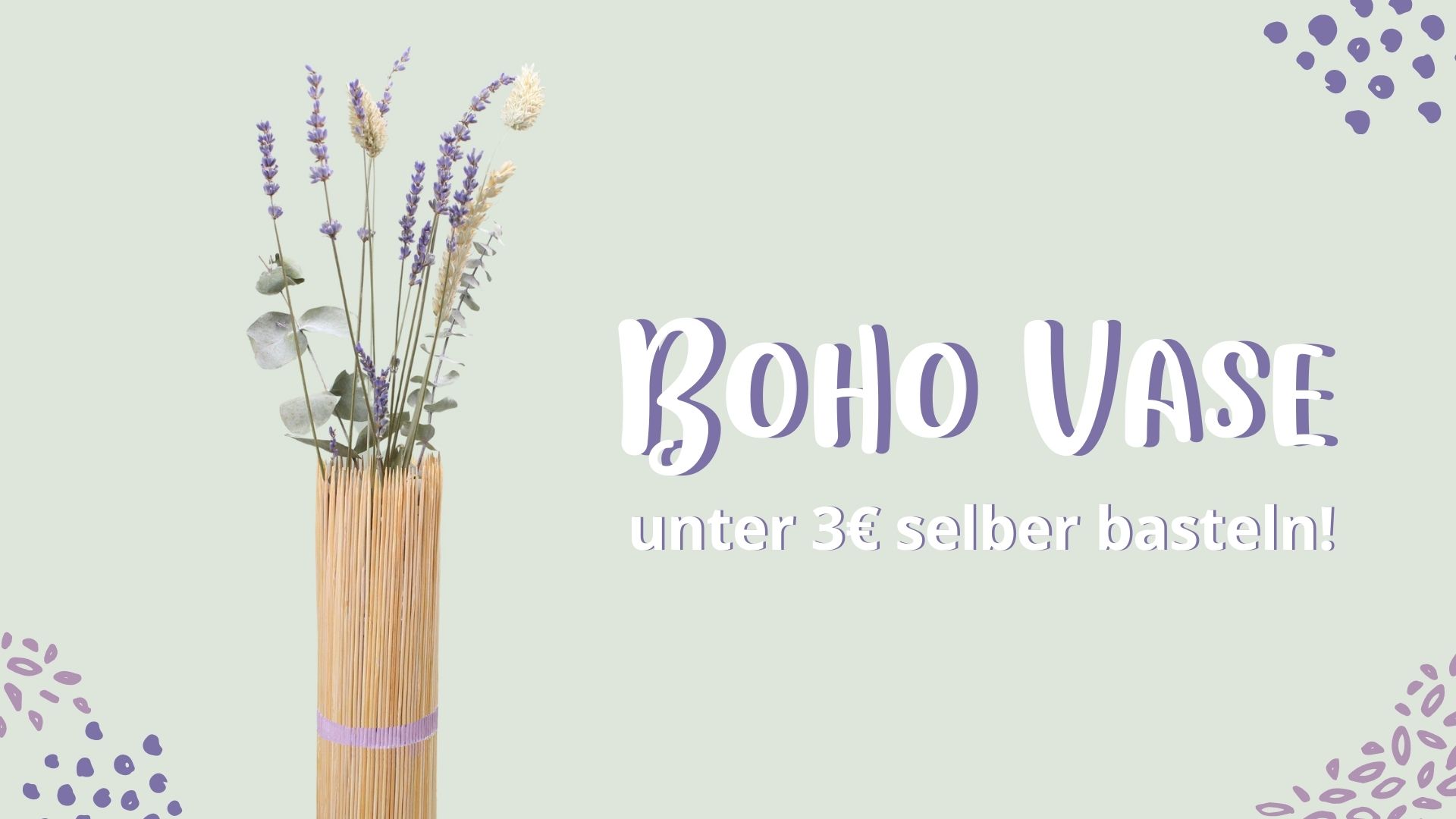DIY Boho Vase - DIY Boho Vase selber machen - DIYdori